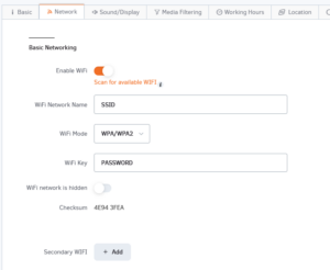 Configure Player WiFi via SETTINGS.TXT | Yodeck Docs
