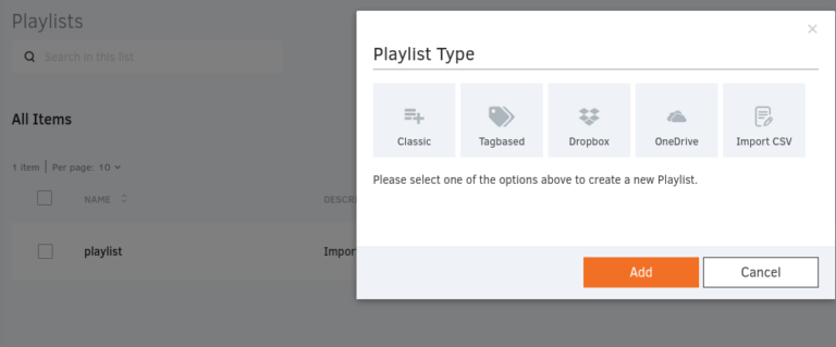 Playlists | Yodeck Documentation