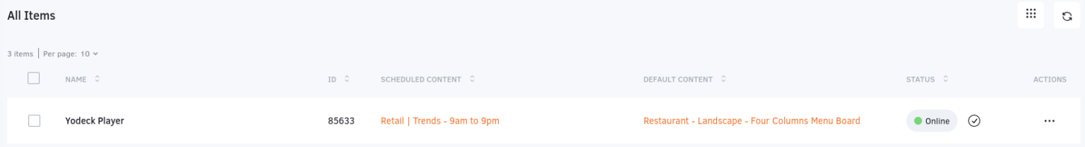 Screens | Yodeck Documentation