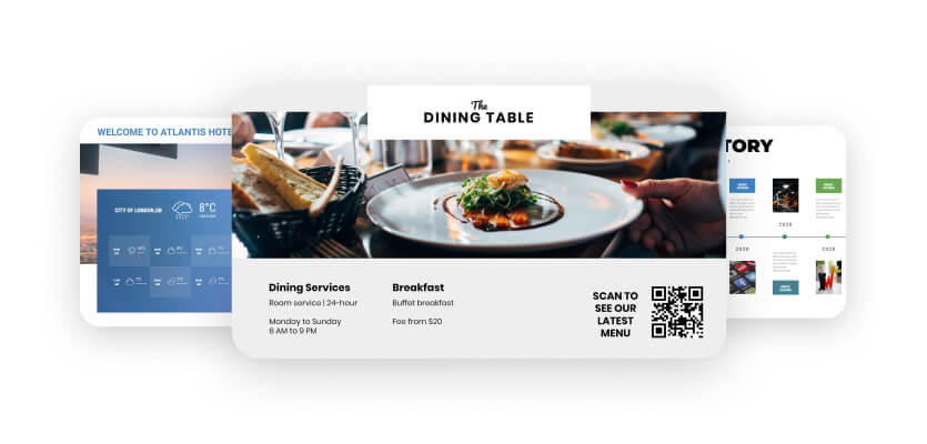 Download 300 Free TV Signage Templates | Yodeck