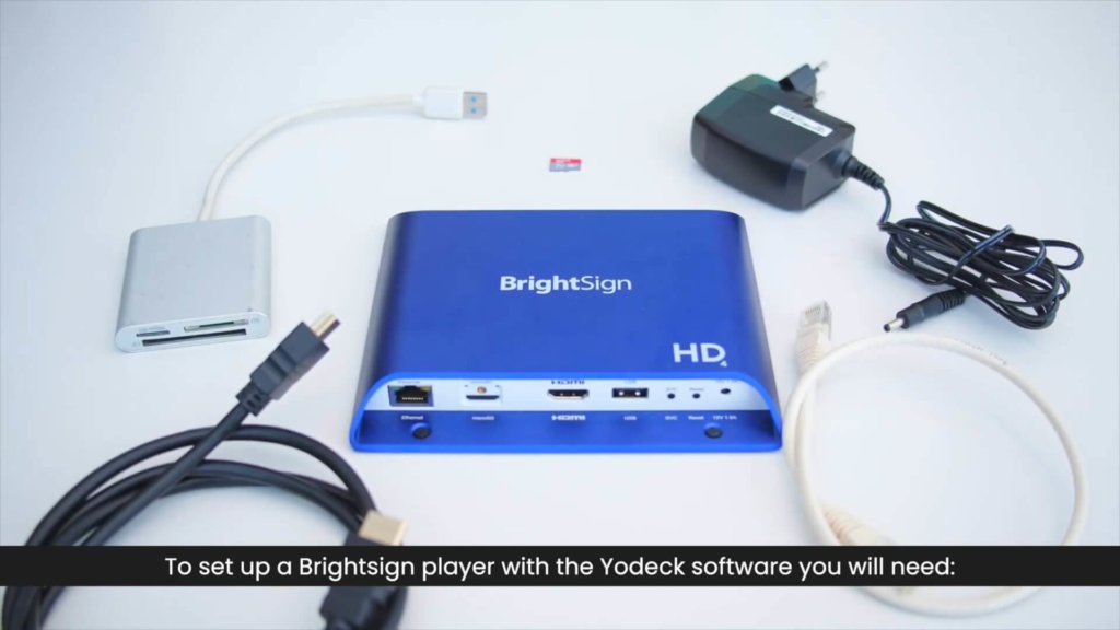 Setting up a Brightsign player with the Yodeck Software | Yodeck