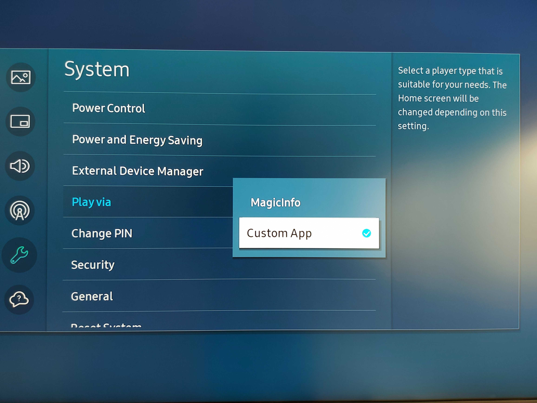 Set Up a Tizen Player | Yodeck Docs