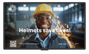 Manufacturing Digital Signage - Improve productivity & Safety!