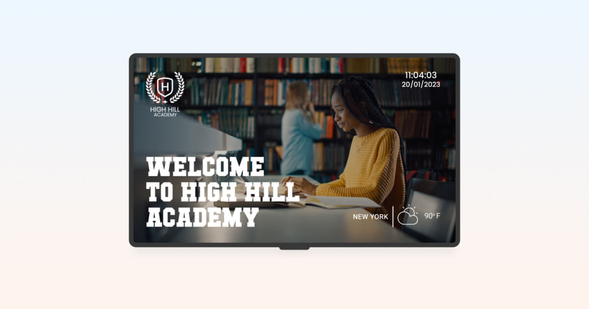 Library digital signage: Transform your communications