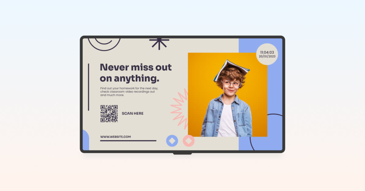 Digital Signage for Schools | Upgrade the Student Experience