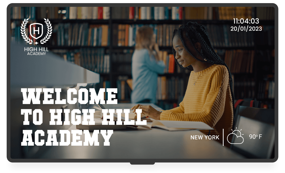 Library digital signage: Transform your communications