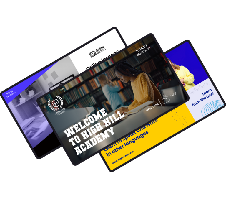 University Digital Signage: Empower Students & Staff