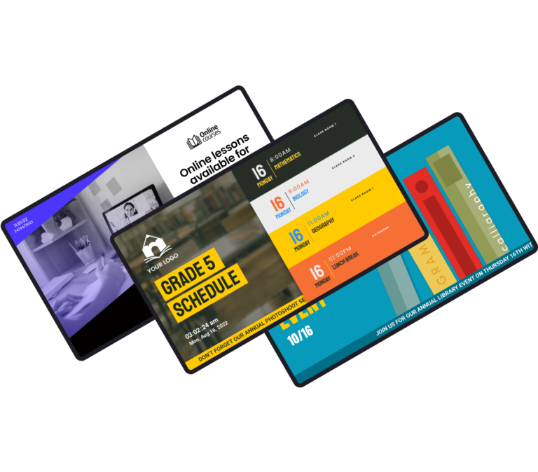 Elevate student experience with digital signage for schools