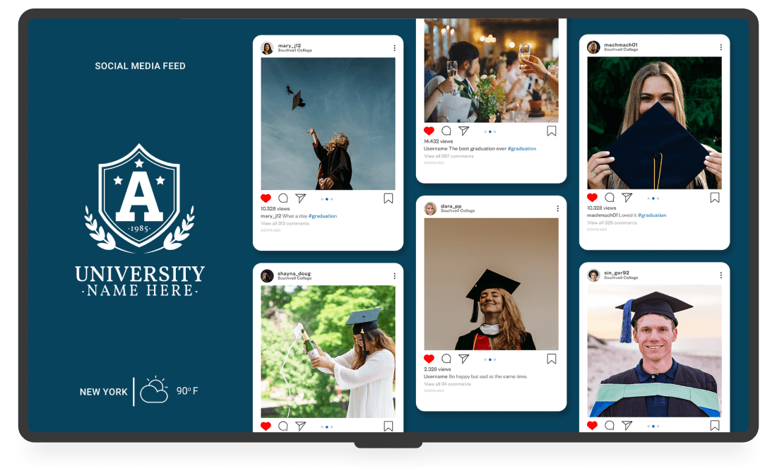 University Digital Signage: Empower Students & Staff