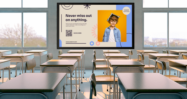 Benefits of Digital Signage for Schools & Classrooms