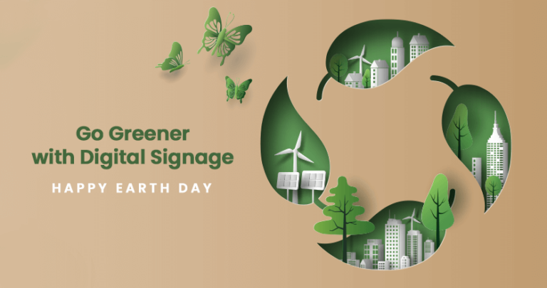 Earth Day Digital Signage: Go Greener with Dynamic Screens
