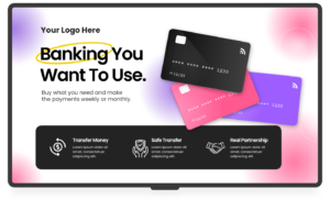 Boost revenue with free bank digital signage Software