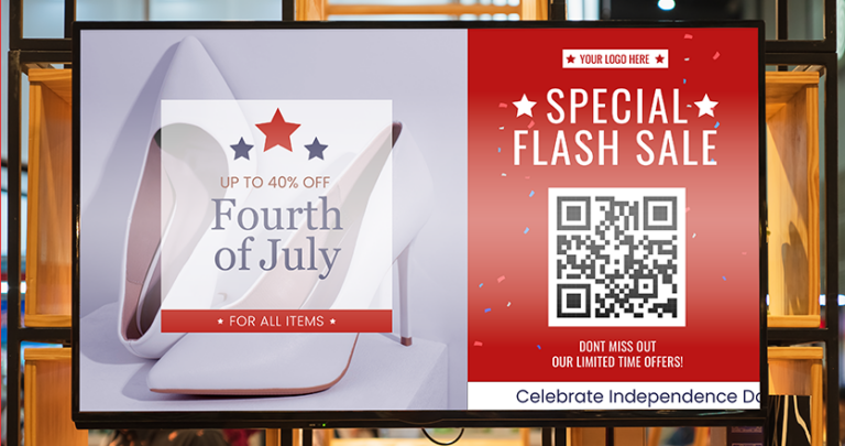 Celebrate the 4th of July with Yodeck's Free Templates