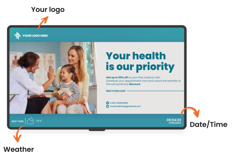 Healthcare digital signage - Improve patient satisfaction