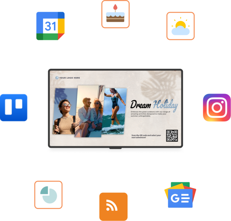 Engage guests with hospitality digital signage