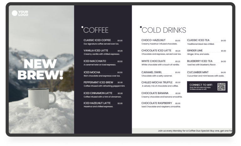 Restaurant Digital Signage Solutions | Yodeck