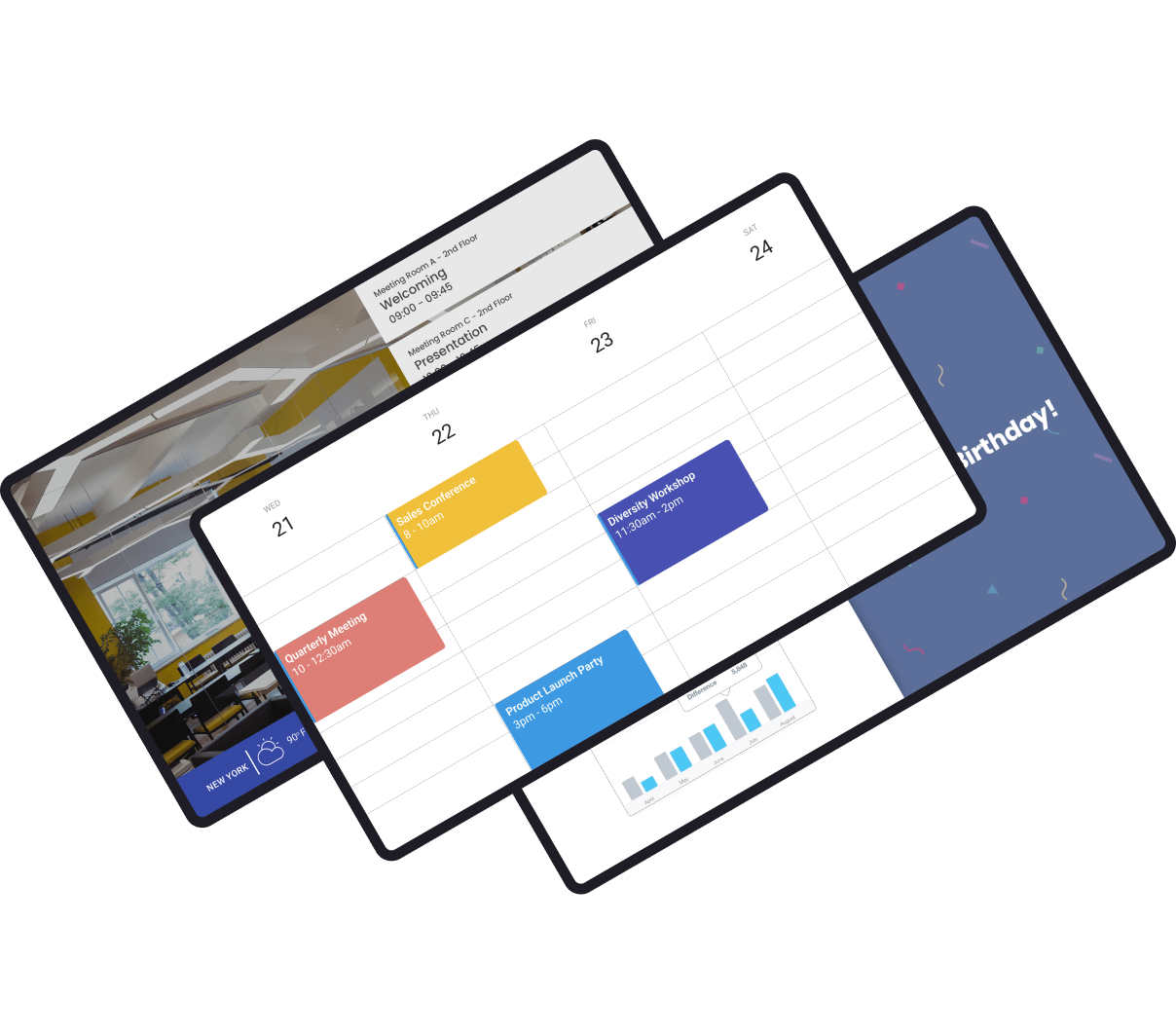 Conference Room Digital Signage | Start Free with Yodeck