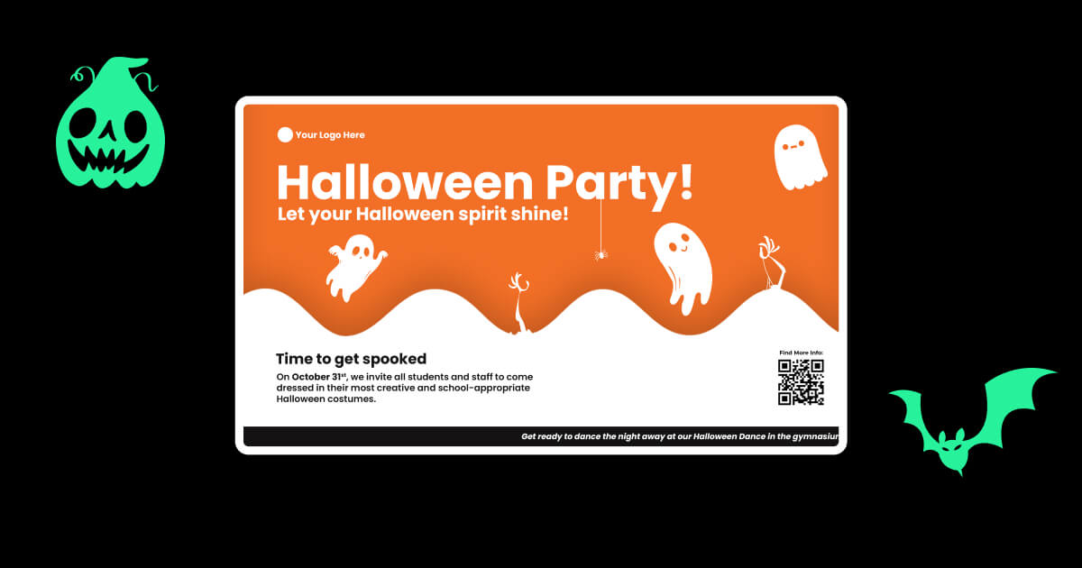 Free Halloween Digital Signage Templates