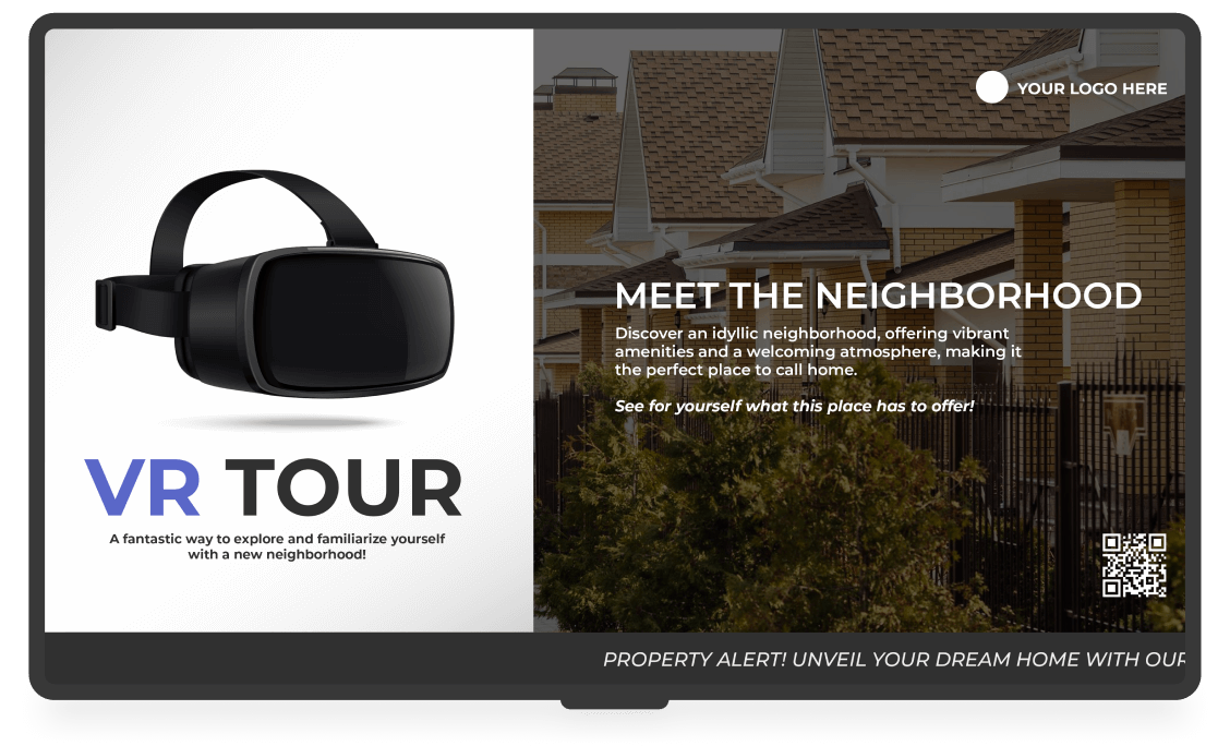 Real estate digital signage: Attract more buyers | Yodeck