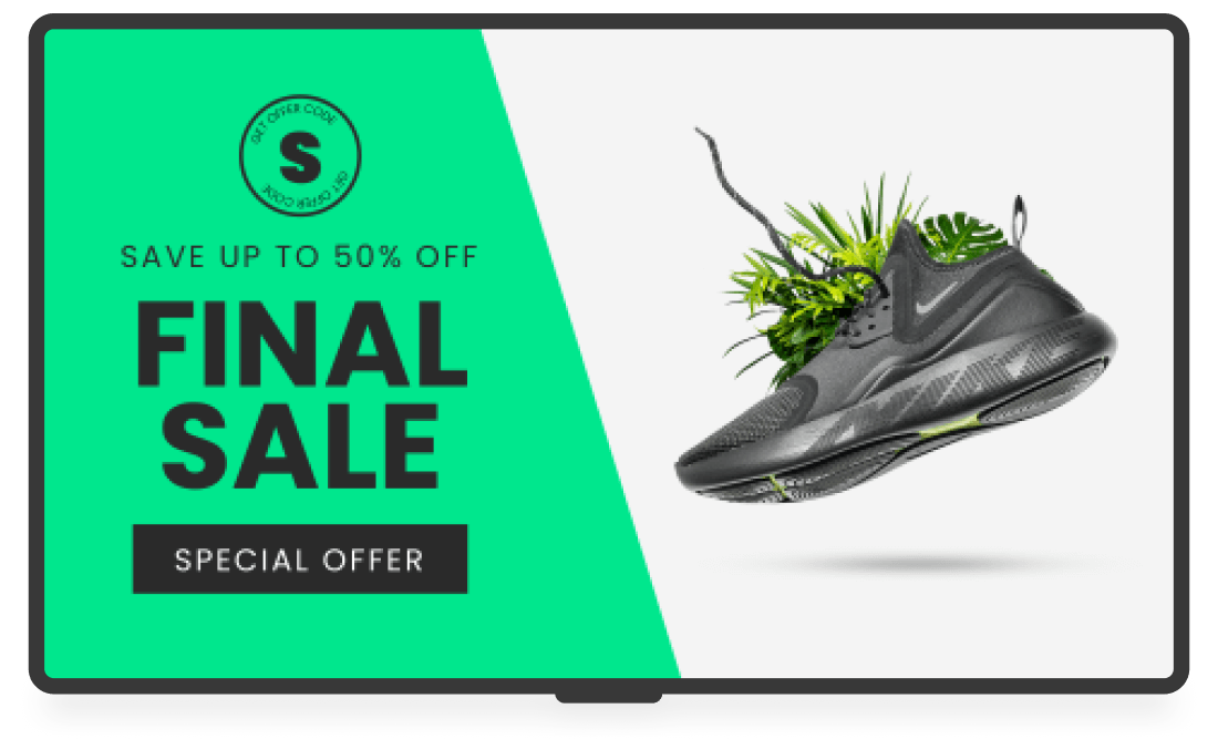 Sales Signage Solutions That Boost Revenue | Yodeck