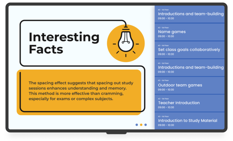 Free digital information board software | Yodeck