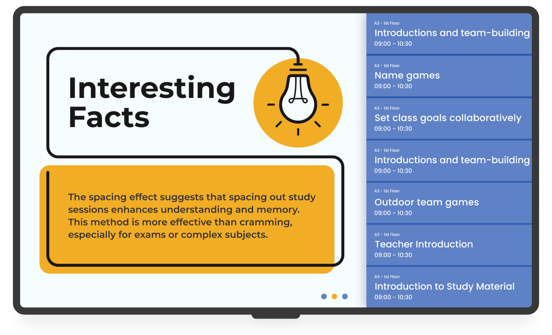 Free digital information board software | Yodeck