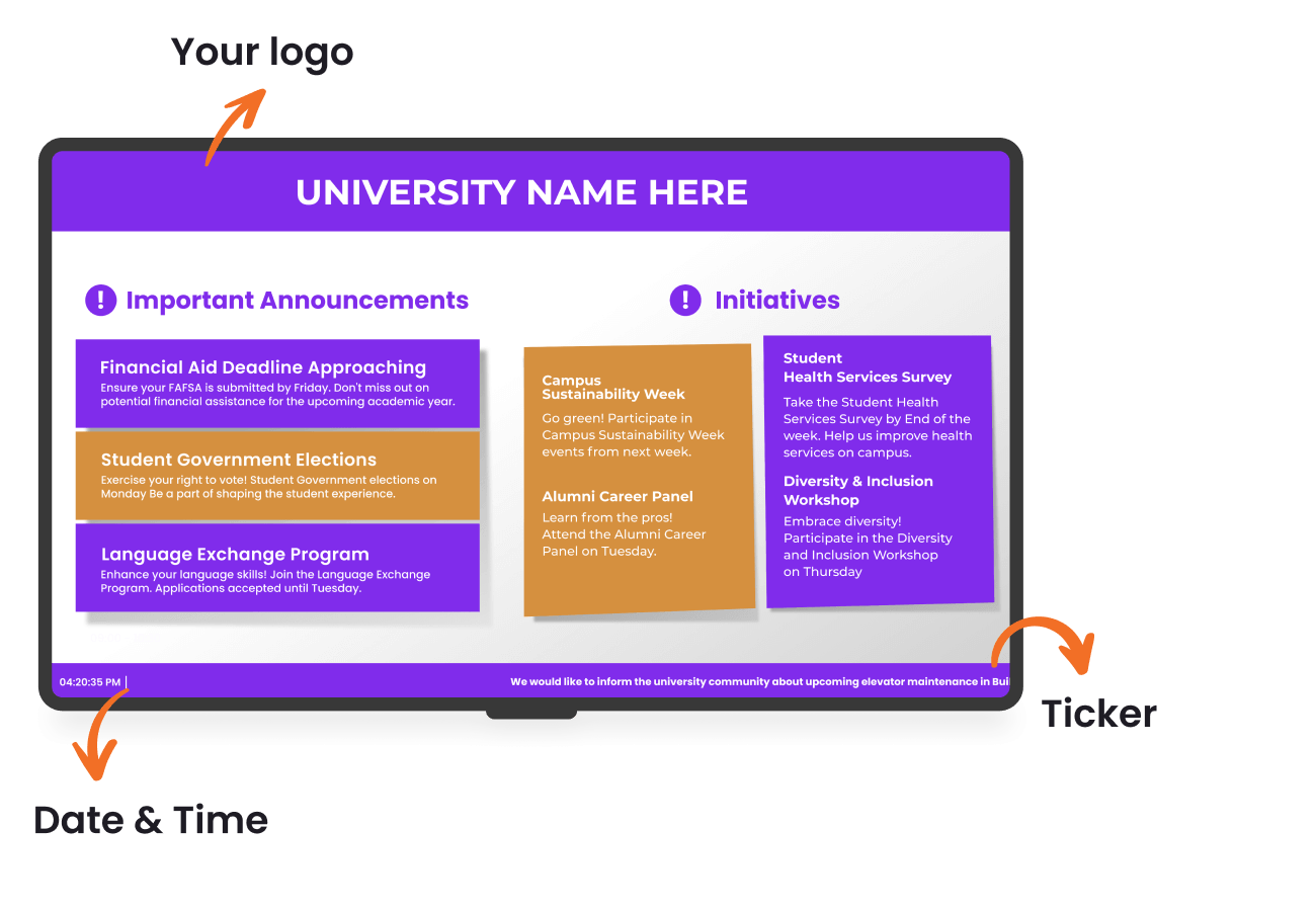 Free Digital Notice Board Software | Engage with Ease