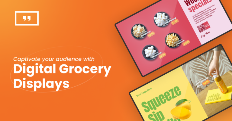 Digital grocery displays: Improve sales with digital signage | Yodeck