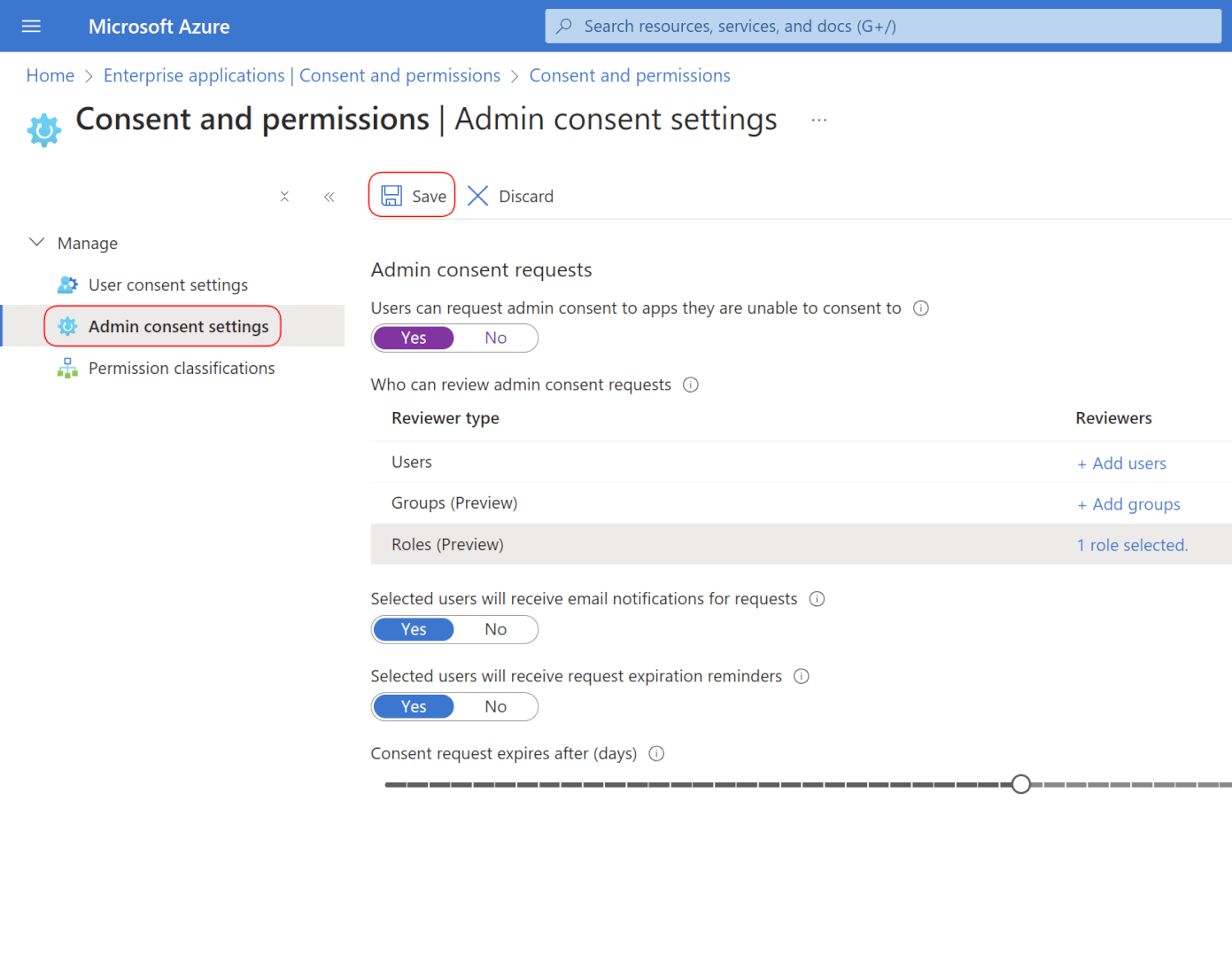 Microsoft Azure Portal - Manage consent and permissions | Yodeck