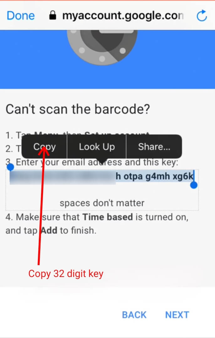 How to find the your 2FA Security Key | Yodeck