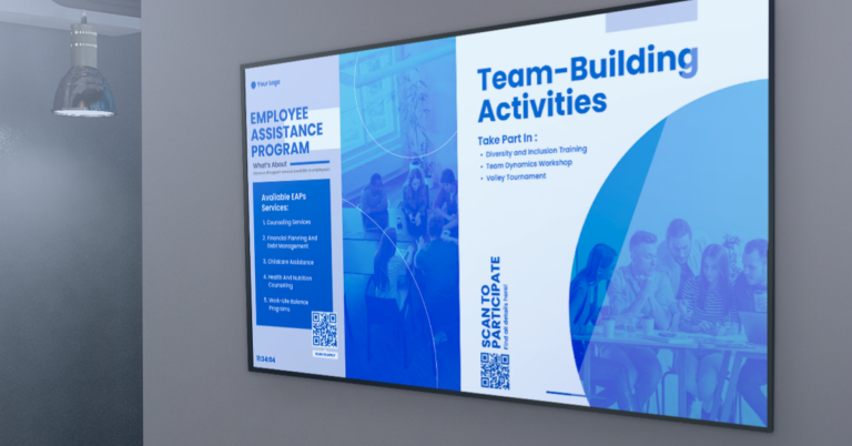 Transform your digital lobby signage with the interactive library