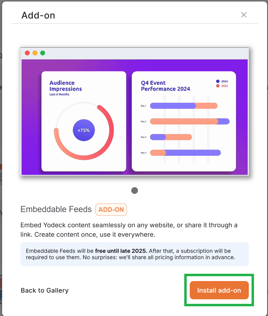 Embeddable Feeds | Yodeck Docs